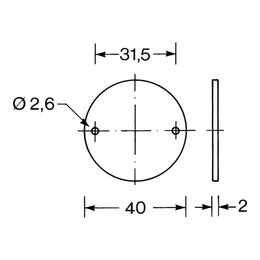 RZB ZIMMERMANN RZB Bezeichnungsschild hell aus Kunststoff 99351)