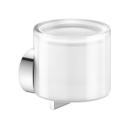 KEUCO Lotionsspender REVA verchromt, m Echtkr.-Glas matt., Ha. u. Pu (12852019000)