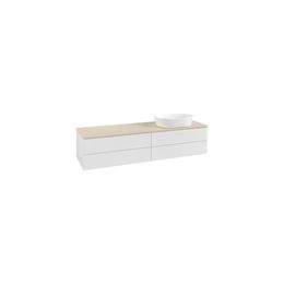 Villeroy & Boch V&B Waschtischunterschrank mit Frontstruktur -Beleuchtung Antao 160x50cm, WBP-farbe botti., glo wh. Lac ; Villeroy & Boch (L27113GF)