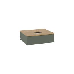 Villeroy & Boch V&B Waschtischunterschrank mit Frontstruktur -Beleuchtung Antao 60x19x50cm, HL, WBP hon. Oa, le g. m Lac ; Villeroy & Boch (L07151HL)