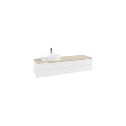 Villeroy & Boch V&B Waschtischunterschrank mit Frontstruktur Antao 160x50cm, HL, WBP botti., wh. m Lac ; Villeroy & Boch (K26153MT)