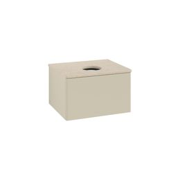 Villeroy & Boch V&B Waschtischunterschrank ohne Frontstruktur -Beleuchtung Antao 60x36x50cm, WBP botti., si Gr m Lac ; Villeroy & Boch (L29013HJ)