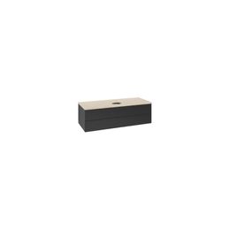 Villeroy & Boch V&B Waschtischunterschrank ohne Frontstruktur Antao 120x36x50cm, HL, WBP botti., bla m Lac ; Villeroy & Boch (K21053PD)