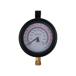 KS Tools Manometer &Oslash; 100,0 mm, 0 - 10 bar mit 1/4" Schnellkupplung (150.2326)