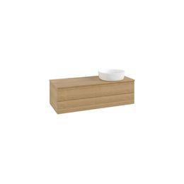 Villeroy & Boch V&B Waschtischunterschrank mit Frontstruktur, mit Beleuchtung Antao 120x36x50cm, WBP-farbe hon. Oa, hon. oak ; Villeroy & Boch (L23111HN)