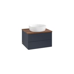 Villeroy & Boch V&B Waschtischunterschrank ohne Frontstruktur Antao 60x36x50cm, WBP w. wal, md bl. m Lac ; Villeroy & Boch (K18012HG)