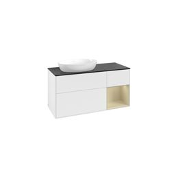 Villeroy & Boch V&B Waschtischunterschrank Finion 120cm, Pl bla m, si Gr m Lac, wh. m Lac ; Villeroy & Boch (FA52HJMT)