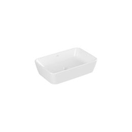 Villeroy & Boch V&B Aufsatzwaschbecken Architectura 60x40cm, eck., mit &Uuml;berlauf, wei&szlig; C-plus ; Villeroy & Boch (5A2760R1)
