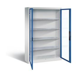 C+P Werkzeugschrank Acurado, H1950xB1200xT400mm, Front Enzianblau, Korpus Lichtgrau (8930-055) ; C + P M&ouml;belsysteme (8930-055|S10093)