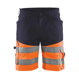 BLAKL&Auml;DER Blakl&auml;der Warnschutz-Shorts, orange / marineblau, Konfektionsgr&ouml;&szlig;e DE: 50 (154118118953C50)