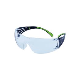 3M Schutzbrille Reader SecureFit-SF400 EN166 B&uuml;gel schw. gr&uuml;n,Scheiben klar +2,50 (7100114613)