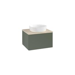 Villeroy & Boch V&B Waschtischunterschrank ohne Frontstruktur -Beleuchtung Antao 60x36x50cm, WBP botti., lea gre. m Lac ; Villeroy & Boch (L29013HL)