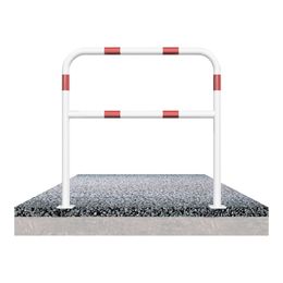 Schake Abweiseb&uuml;gel aus Stahlrohr &Oslash; 48 x 2,5 mm Breite: 1500 mm, H&ouml;he: 1000 mm + Querholm, beschichtet, zum Aufd&uuml;beln (448_63B)