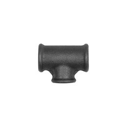Riegler T-St&uuml;ck 130, red., Rp 1 1/2, Rp 1, Rp 1 1/2, Temperguss schwarz (TFT 130-11210-S)