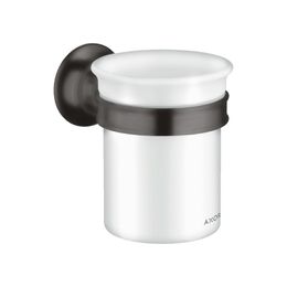 Hansgrohe Zahnputzbecher Axor Montreux Gl., Ha. Met., Wandmont., brush. bla vc (42134340)
