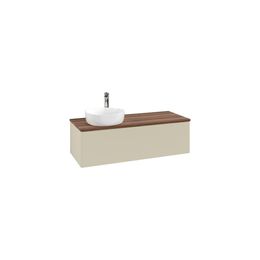 Villeroy & Boch V&B Waschtischunterschrank ohne Frontstruktur, mit Beleuchtung Antao 120x36x50cm, HL, WBP w. wal, si Gr m Lac ; Villeroy & Boch (L33052HJ)