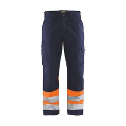 BLAKL&Auml;DER Blakl&auml;der Warnschutz-Bundhose, orange / marineblau, Konfektionsgr&ouml;&szlig;e DE: 56 (156418118953C56)