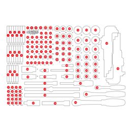 KS Tools Leere Schaumstoffeinlage zu 811.0159 (811.0159-97)