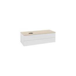Villeroy & Boch V&B Waschtischunterschrank ohne Frontstruktur, mit Beleuchtung Antao 120x36x50cm, WBP botti., glo wh. Lac ; Villeroy & Boch (L22013GF)