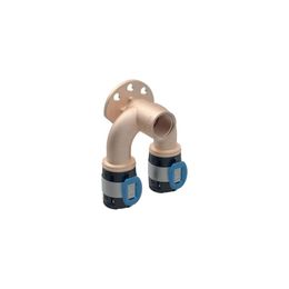Geberit Doppelanschlusswinkel FlowFit d= 16mmxRp 1/2x16mm, 52mm, 90Grad (620830001)