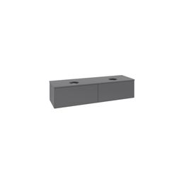 Villeroy & Boch V&B Waschtischunterschrank ohne Frontstruktur, mit Beleuchtung Antao 160x50cm, WBP-farbe Lac, Anthrac. m Lac ; Villeroy & Boch (L39010GK)