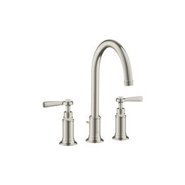 Hansgrohe 3-Loch-Waschtischarmatur 180 Axor Montreux A 175mm, m H-Gr, ZugstAblGar, ED (16514800)