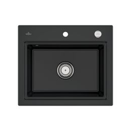 Villeroy & Boch V&B Sp&uuml;le Subway Style 60S Abl.garn, m Exzenter + Gitter, P black ; Villeroy & Boch (336A02R7)