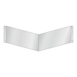 Nasenschild Wandmontage f&uuml;r zwei Symbole gro&szlig;, Typ: 02300 ; nVent HOFFMAN (K160.98.070)
