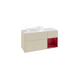 Villeroy & Boch V&B Waschtischunterschrank Finion 120cm, Pl w m, Rg Peo m Lac, si Gr m Lac ; Villeroy & Boch (FA51HBHJ)