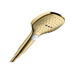 Hansgrohe Handbrause Raindance Select E 120 Kopf 120mm, 3jet, polished gold optic (26520990)
