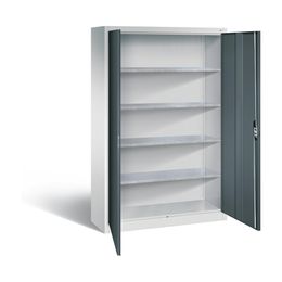 C+P Werkzeugschrank Acurado, H1950xB1200xT400mm, Front Anthrazitgrau, Korpus Lichtgrau (8930-00) ; C + P M&ouml;belsysteme (8930-00|S10564)