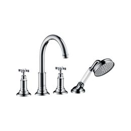 Hansgrohe Fertigmontageset Axor Montreux 4-L-Fliese-Ar, m Kreuzgr., brush. bron (16544140)