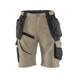 K&Uuml;BLER WORKWEAR K&uuml;bler Practiq Shorts 2451 sandbraun/schwarz 46 ; K&uuml;bler Workwear (24519314-2599-46)