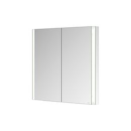 KEUCO Spiegelschrank 2-t&uuml;rig Somaris 80x71x11,5cm, versp, WE, Spiegelheizung (14512002101)