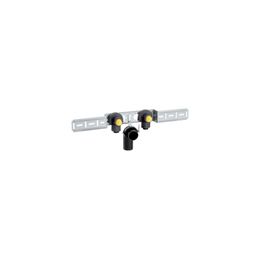 Geberit Anschlusswinkel PushFit 20mmxRp 1/2, 90G, mont, 2-fa., 52mm, MS (651298001)