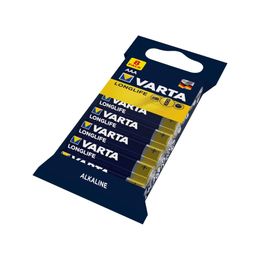 Varta Batterie Longlife AAA, 8-er Folie (4103101328)