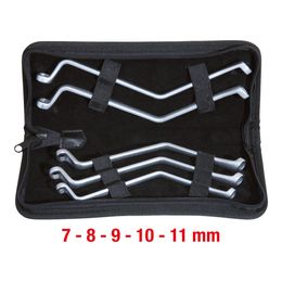 KS Tools Bremsen-Entl&uuml;ftungsschl&uuml;ssel-Satz, 5-teilig, 7-11mm (518.0300)