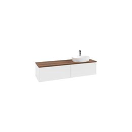 Villeroy & Boch V&B Waschtischunterschrank ohne Frontstruktur -Beleuchtung Antao 160x50cm, HL, WBP w. wal, wh. m Lac ; Villeroy & Boch (L38052MT)