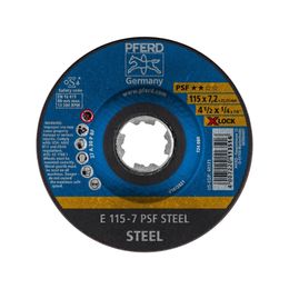 Pferd Schruppscheibe PSF X-LOCK STEEL 115x7mm (62011115)