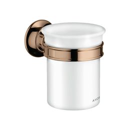 Hansgrohe Zahnputzbecher Axor Montreux Gl., Ha. Met., Wandmont., pol. red gold (42134300)