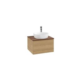 Villeroy & Boch V&B Waschtischunterschrank ohne Frontstruktur Antao 60x36x50cm, HL, WBP w. wal, hon. Oa ; Villeroy & Boch (K29052HN)