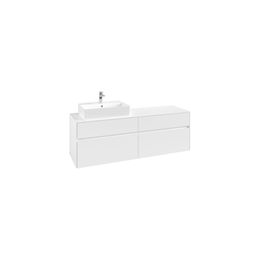 Villeroy & Boch V&B Waschtischunterschrank Collaro 160x54,8x50cm, WT links, white matt ; Villeroy & Boch (C13500MS)