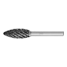 Pferd TOOLS Hartmetall Hochleistungsfr&auml;sstift STEEL Flamme B &Oslash; 12x30mm Schaft-&Oslash; 6 mm HICOAT f&uuml;r Stahl (21103390)
