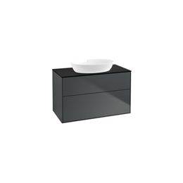 Villeroy & Boch V&B Waschtischunterschrank Finion 100x60,3cm, Abd.-Pl. bla m, md bl. m Lac ; Villeroy & Boch (FA0200HG)