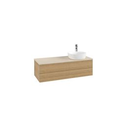 Villeroy & Boch V&B Waschtischunterschrank mit Frontstruktur Antao 120x36x50cm, HL, WBP botti., hon. Oa ; Villeroy & Boch (K23153HN)