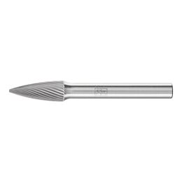 Pferd TOOLS Hartmetall Fr&auml;sstift Spitzbogen SPG &Oslash; 08x20mm Schaft-&Oslash; 6 mm Z5 universal fein (21122595)