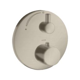 Hansgrohe Fertigmontageset Axor Uno UP-THM, m Absperrventil, brushed nickel (38700820)
