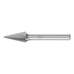 Pferd TOOLS Hartmetall Fr&auml;sstift Spitzkegel SKM &Oslash; 10x20mm Schaft-&Oslash; 6 mm Z4 universal mittel fein (21115146)