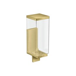 Hansgrohe Lotionssp Axor Uni Rectangular Glas, Wandmontage, brushed brass (42610950)