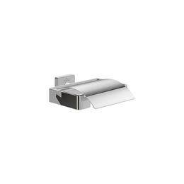 Villeroy & Boch V&B Toilettenpapierhalter Elements Striking 131x45x115mm, mit Deckel, chrom ; Villeroy & Boch (TVA15201300061)